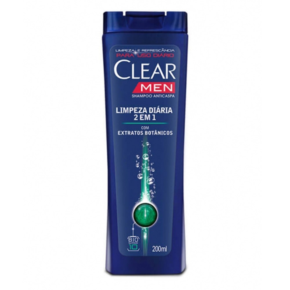 SHAMPOO CLEAR MEN ANTICASPA LIMPEZA DIARIA 2X1 200ML-TELE ENTREGA ZONA ...