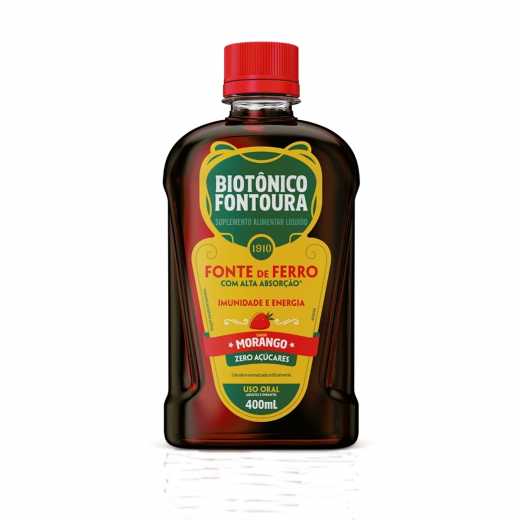 Biotonico Fontoura Morango 400ml | Medicom