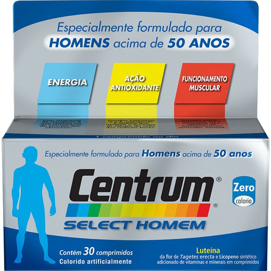 CENTRUM SELECT HOMEM 30CP PFIZER | Medicom