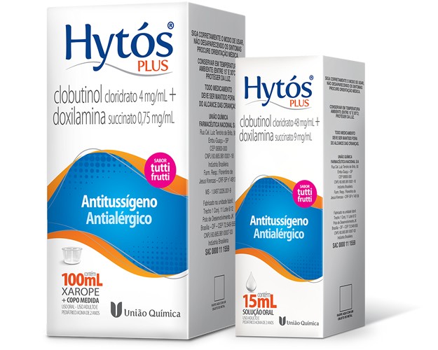 Clobutinol/Doxilamina (hytos Plus) Xarope 100ml Uniao Quimica | Medicom