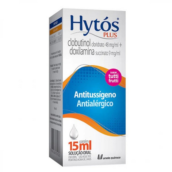 Clobutinol/Doxilamina (hytos Plus) 15ml Uniao Quimica | Medicom