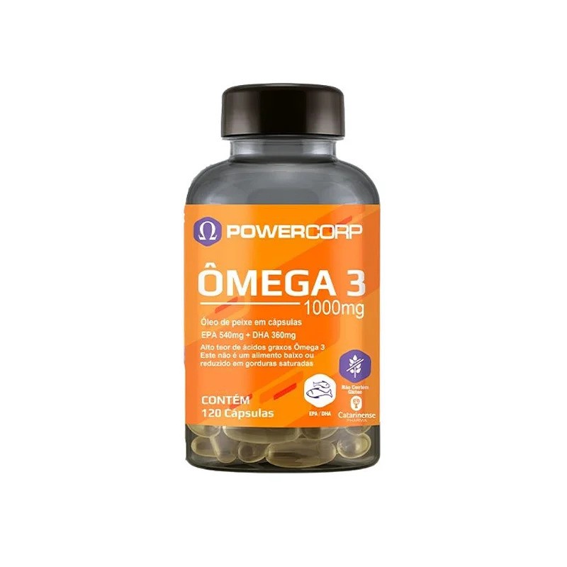 POWERCORP OMEGA 3 1000MG 120CPS CATARINENSE | Medicom