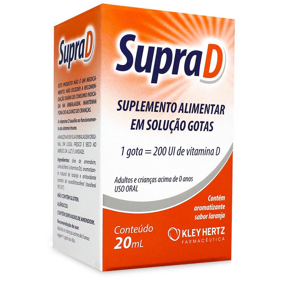 Supra D 20ml Sabor Laranja Hertz | Medicom