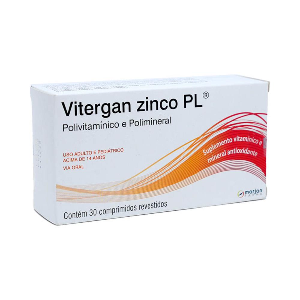 Vitergan Zinco Plus 30 Cp Marjan | Medicom